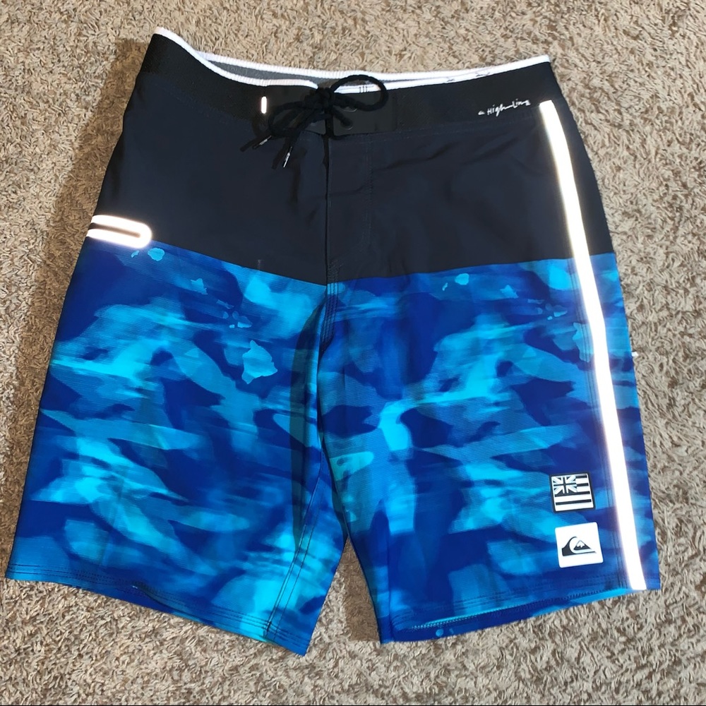 Quicksilver Board Shorts / Swim Trunks Nwot - Gem